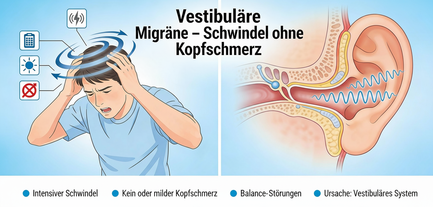 ⭐ Vestibuläre Migräne – Schwindel ohne Kopfschmerz